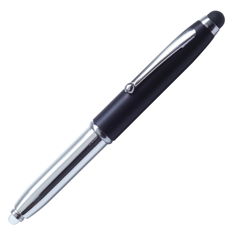 Pen Light, black/silver | Promotional Gifts