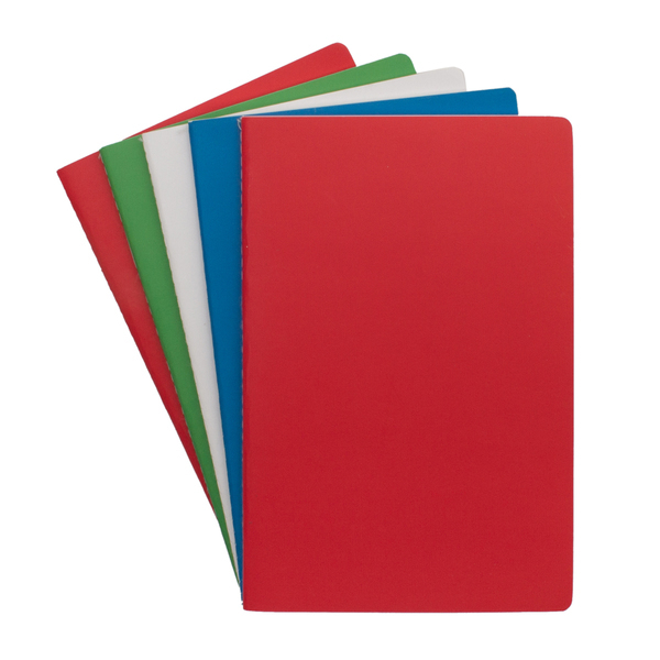 Fundamental notepad 140x210/40p blank, red | Promotional Gifts