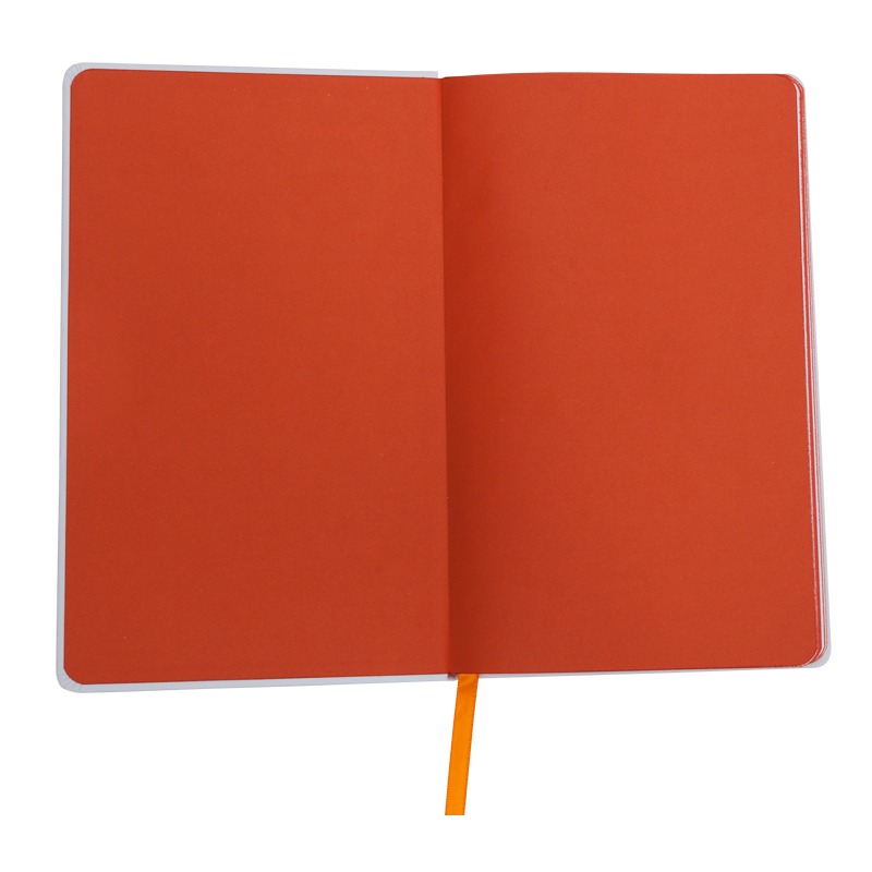 @ 130x210/80p plain notepad, orange/white | Promotional Gifts