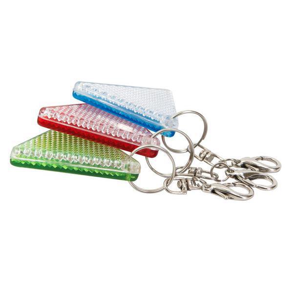 Safe safety keyring, green/white | Promotional Gifts